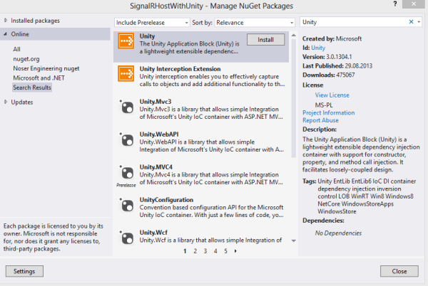 Using SignalR with Unity | Software Engineering