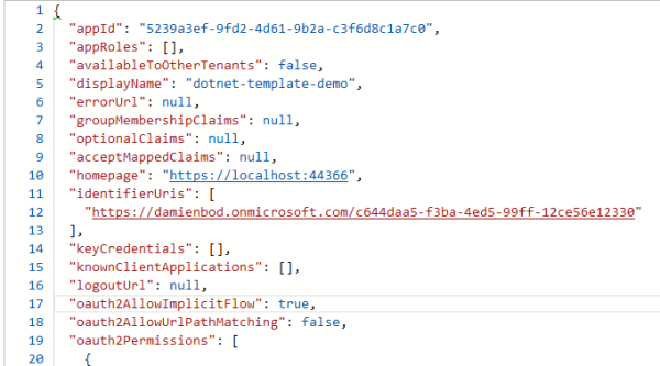 Using the dotnet Angular template with Azure AD OIDC Implicit Flow | Software Engineering