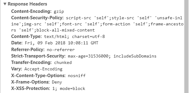 Adding HTTP Headers to improve Security in an ASP.NET MVC Core ...