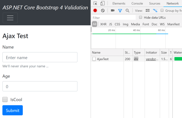 ASP.NET Core MVC Ajax Form requests using jquery-unobtrusive | Software ...