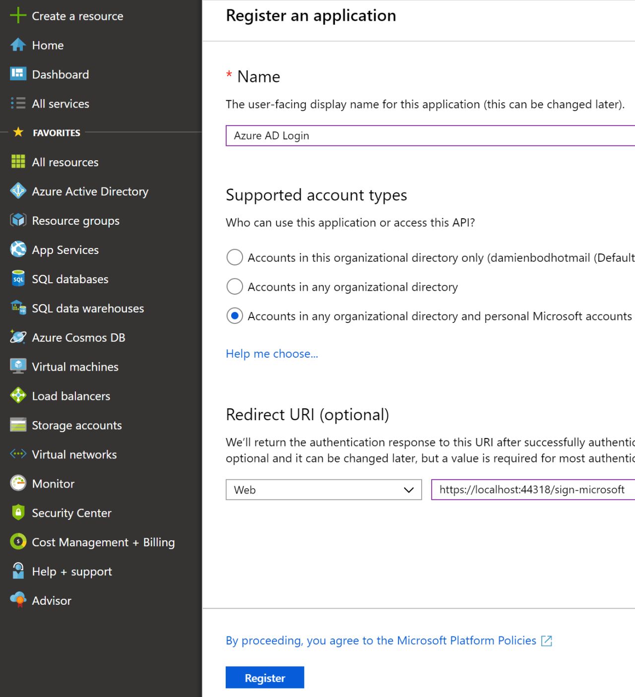 Updating Microsoft Account Logins in ASP.NET Core with OpenID Connect and Azure Active Directory ...