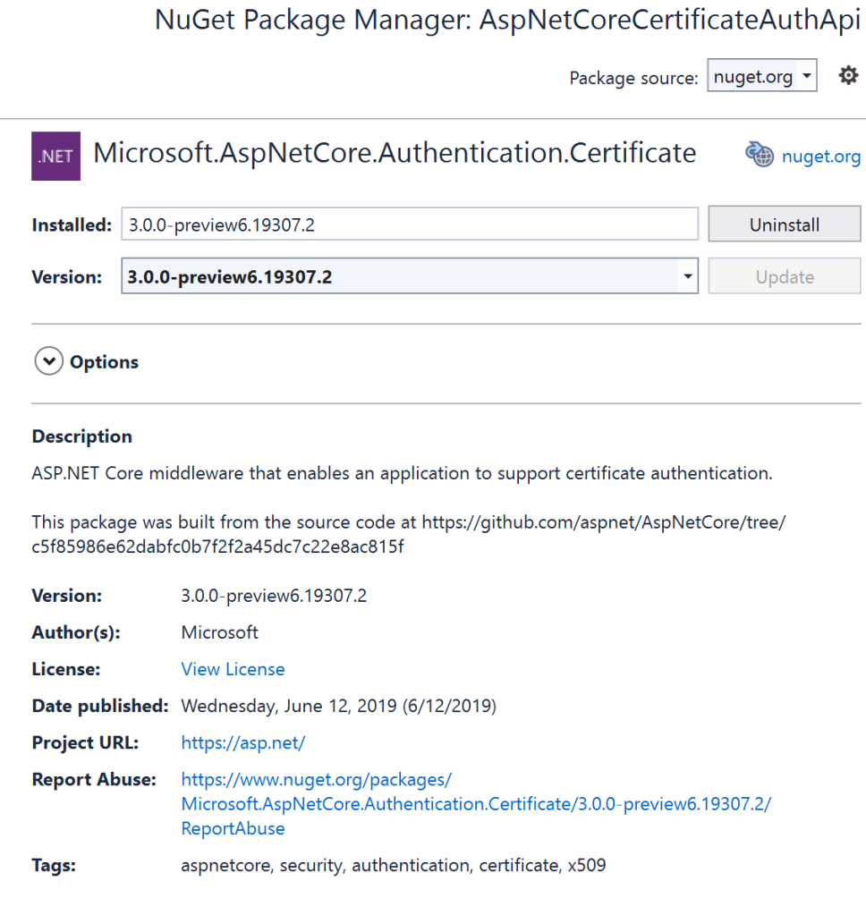 Certificate Authentication in ASP.NET Core 3.1 | Software Engineering