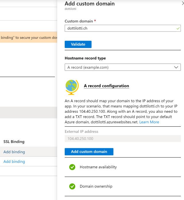 Configure a domain for an Azure App Service using Cloudflare | Software ...