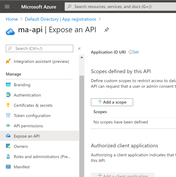 Login and use an ASP.NET Core API with Azure AD Auth and user access ...