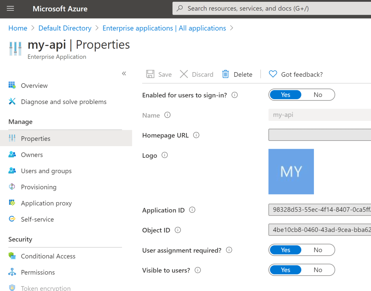 Restricting access to an Azure AD protected API using Azure AD Groups ...