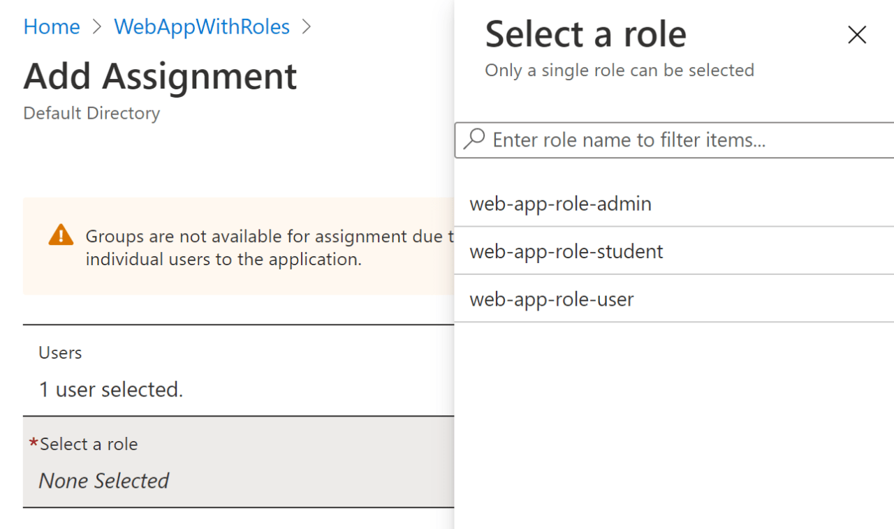 Implement app roles authorization with Azure AD and ASP.NET Core ...