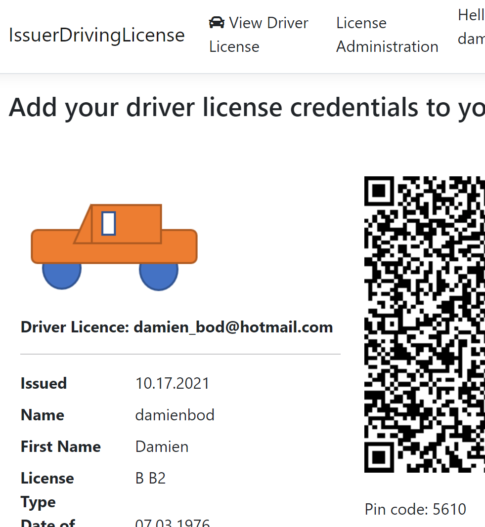 Create and issue verifiable credentials in ASP.NET Core using Azure AD | Software Engineering