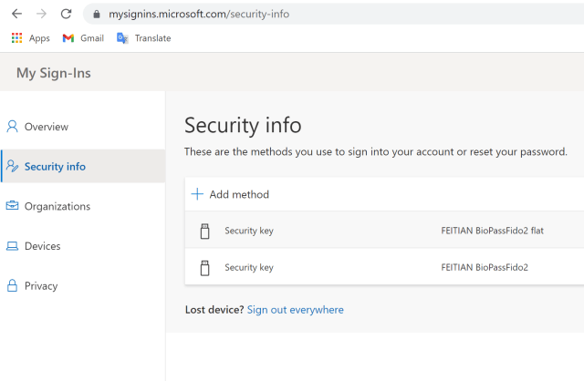 Use FIDO2 passwordless authentication with Azure AD | Software Engineering