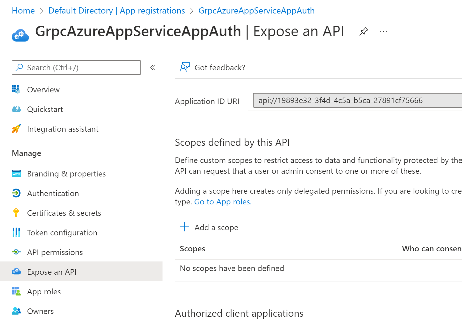 Setup application client in Azure App Registration with App roles to ...