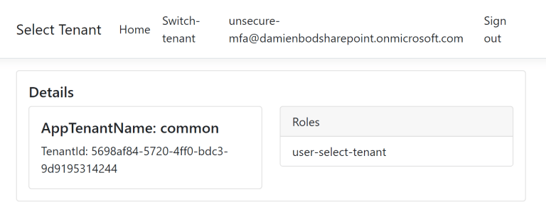 Switch tenants in an ASP.NET Core app using Azure AD with multi tenants ...