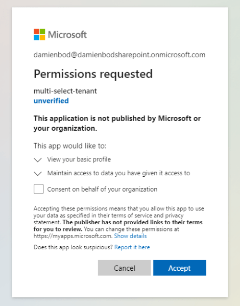 Azure AD Multi tenant Azure App registration consent | Software Engineering