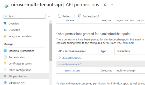 Using multi-tenant AAD delegated APIs from different tenants | Software ...