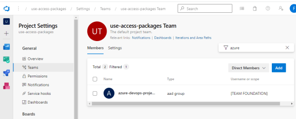 Use Azure AD Access Packages to onboard users in an Azure DevOps ...
