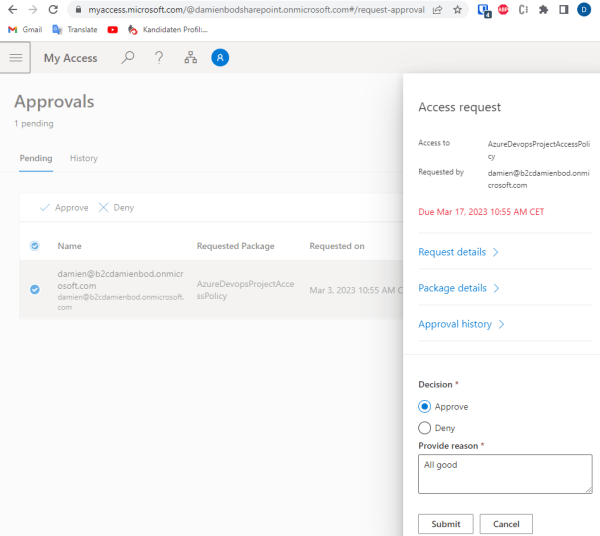 Use Azure AD Access Packages to onboard users in an Azure DevOps ...