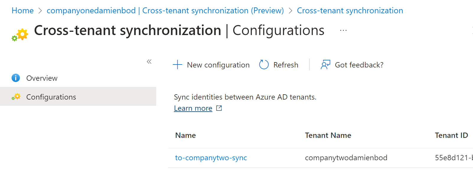 Azure AD cross-tenant synchronization | Software Engineering