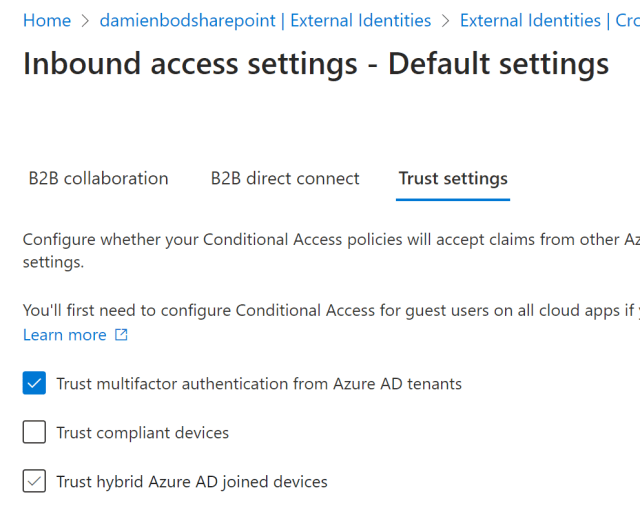 Trust phishing resistant MFA for cross tenant users | Software Engineering