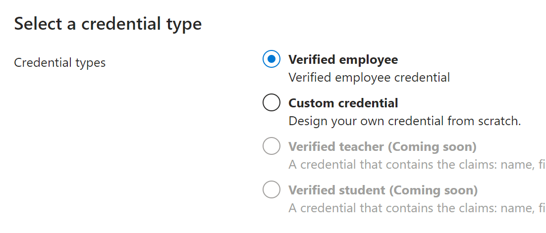 Issue Employee verifiable credentials using Entra Verified ID and ASP ...