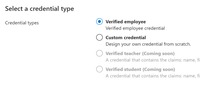 Issue Employee verifiable credentials using Entra Verified ID and ASP ...