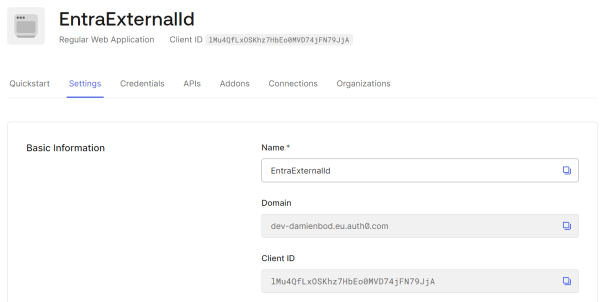 Using Entra External ID with an Auth0 OpenID Connect identity provider ...