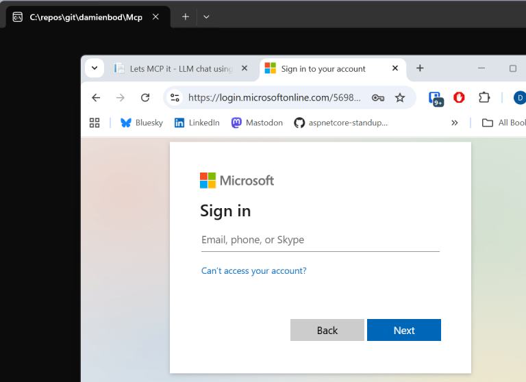 Implement a secure MCP OAuth desktop client using OAuth and Entra ID | Software Engineering